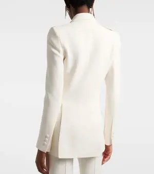 Elie Saab Floral Blazer - White