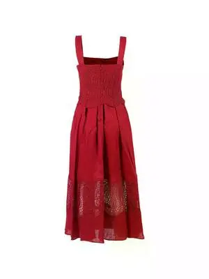 CLIPS Lace-panelled Sleeveless Dress