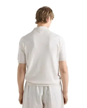 Prada Cashmere And Silk Polo Shirt
