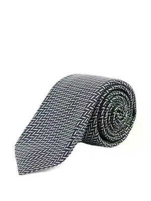 Kiton Silk Tie - Blue