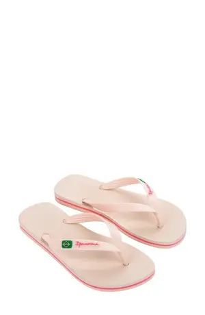 Ipanema Brasil Ii Flip Flops - Beige/pink