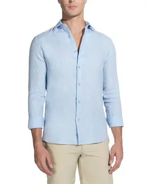 MOEVA Jameslinen Shirt - Blue
