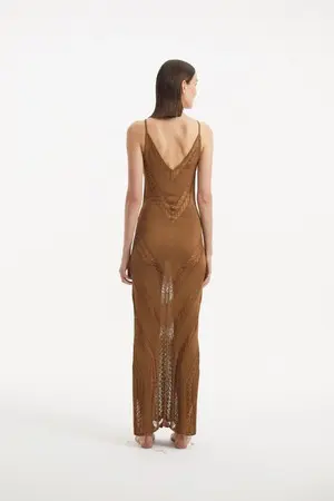 MOEVA Mimi Cover Up Dress Resortwear - Brown