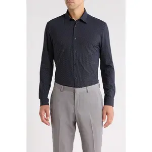 BOSS P-liam Button-up Shirt - Open Blue