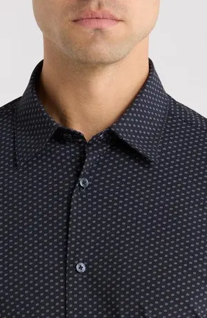 BOSS P-liam Button-up Shirt - Open Blue
