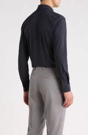 BOSS P-liam Button-up Shirt - Open Blue