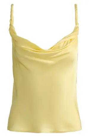 Alice + Olivia Monique Cowl Neck Camisole - Butter