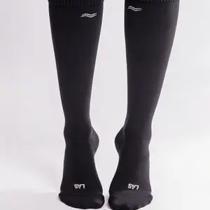 LAS LOUNGEWEAR Compression Knee High Socks - Black