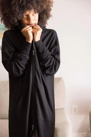 LAS LOUNGEWEAR The Lat/long Hoodie - Black