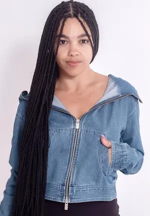 LAS LOUNGEWEAR Cropped Jacket With Zippered Sleeves And Hood