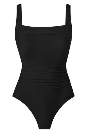 Miraclesuit Rock Solid Polaris One-piece Swimsuit - Black