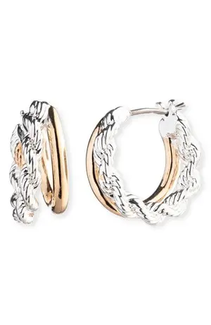 LAUREN Split Hoop Earrings