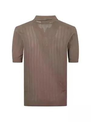 CRUCIANI Ribbed-knit T-shirt