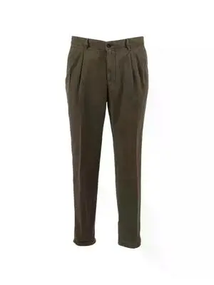 Incotex Pleated-front Tapered Trousers
