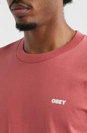 Obey The Is The Message Graphic T-shirt