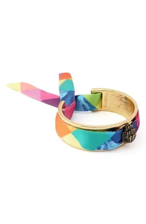 Kurt Geiger Stained Fabric Tie Bracelet