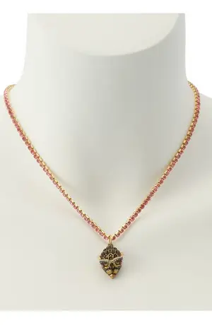 Kurt Geiger Eagle Pendant Tennis Necklace