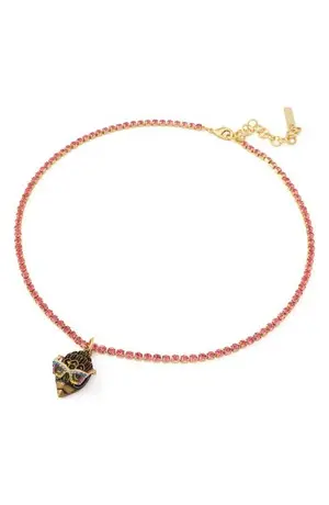 Kurt Geiger Eagle Pendant Tennis Necklace