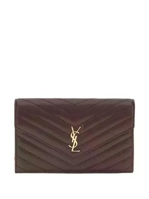 Saint Laurent Cassandre Quilted Leather Mini Bag - Red
