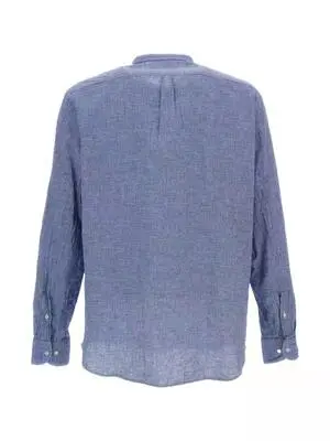 B.D.BAGGIES Check-pattern Band-collar Shirt