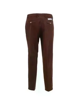 BRIGLIA 1949 Pleated Button-flap Trousers