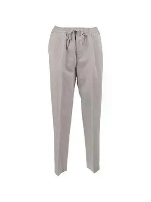 BRIGLIA 1949 Drawstring Waist Pleated Trousers