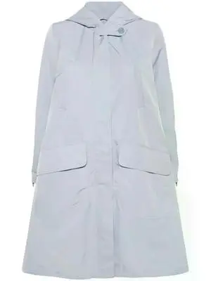 Giorgio Armani Logo-tape Detail Hooded Parka