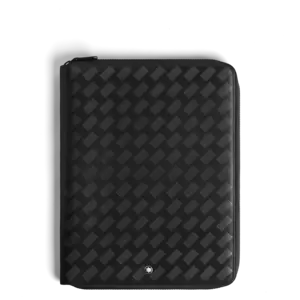 Montblanc Medium Notebook Holder With Zip In Extreme - Black