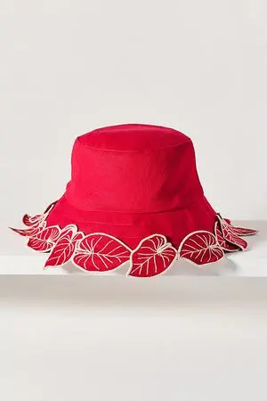 Farm Rio Leaf Trim Bucket Hat