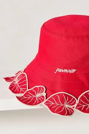 Farm Rio Leaf Trim Bucket Hat
