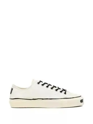 KAMIYA Logo-patched Canvas Sneakers - White
