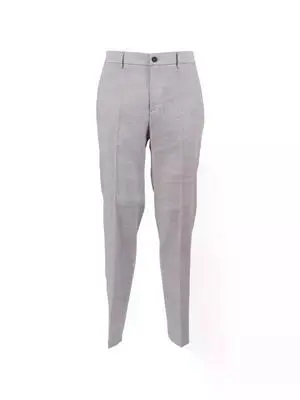 Peserico Elasticated-waistband Tailored Trousers - Grey