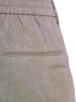 Peserico Pressed-crease Straight-leg Trousers