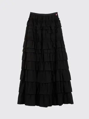 TWINSET Ruffled Maxi Skirt - Black
