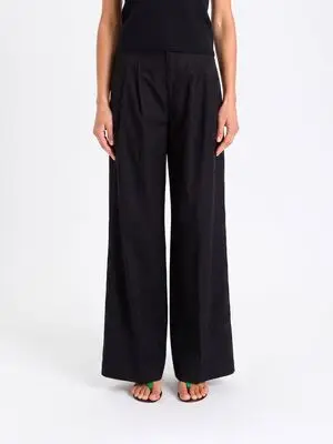 TWINSET Cotton Wide-leg Trousers