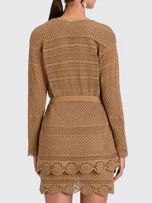 TWINSET Cotton And Linen Knit Cardigan