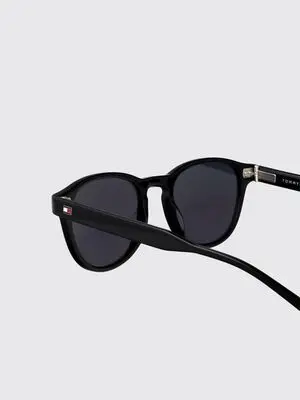 Tommy Hilfiger Rounded Acetate Sunglasses - Black