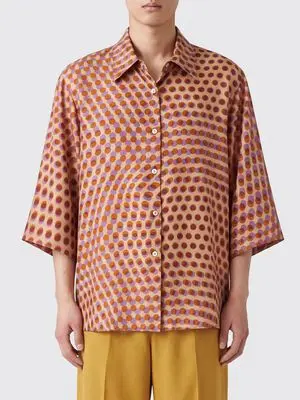 Dries Van Noten Relaxed Fit Polka-dot Cotton Poplin Shirt - Multicolor