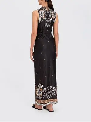 TWINSET Midi Dress With Ethnic Print