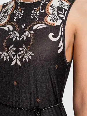 TWINSET Midi Dress With Ethnic Print