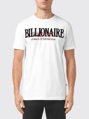 BILLIONAIRE Cotton T-shirt With Logo - White