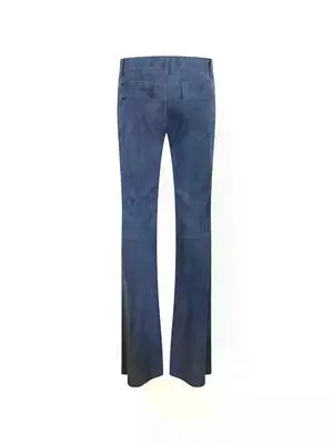 Stouls Paulonia Suede Flared Trousers