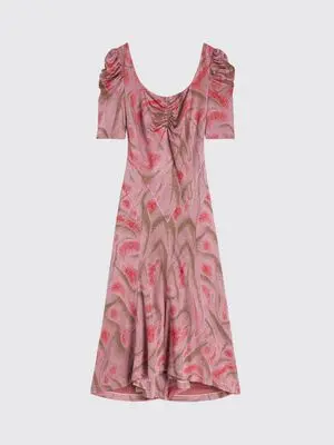 MARGHERITA MACCAPANI Gina Printed Viscose Midi Dress