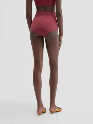 MARGHERITA MACCAPANI High-waisted Shorts - Red