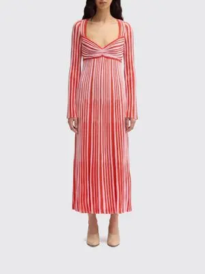 MARGHERITA MACCAPANI Terry Midi Dress In Jersey - Orange