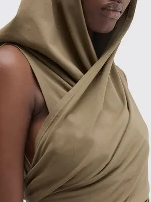 MARGHERITA MACCAPANI Cotton Hooded Top