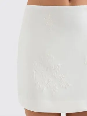 TWINSET Embroidered Mini Skirt