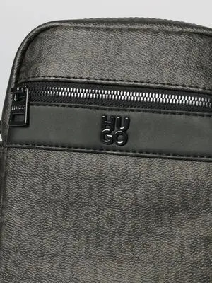 Hugo Printed Logo Polyester Cross Body Bag