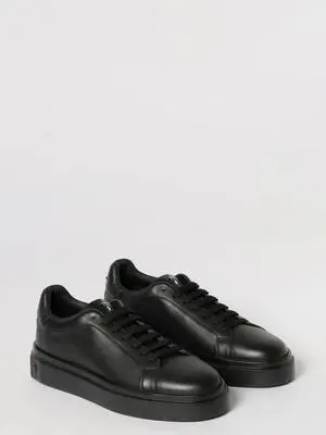 Paciotti Smooth Leather Low Top Sneakers - Black