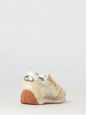 DIADORA Equipe Revenge Suede And Mesh Sneakers - Gold